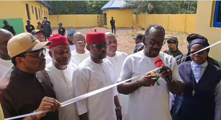 Chike Okafor builds, equips Health Centre in Ihitte/Uboma - IKORO OKIGWE